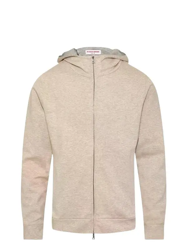 Orlebar Brown Mathers Zip-up Hoodie - Neutrals