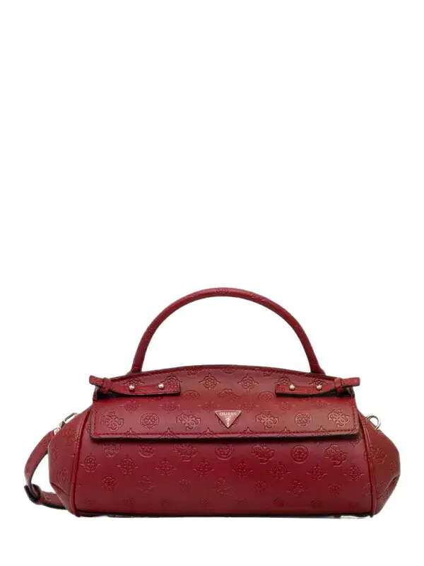 Guess Diana Monogram-debossed Tote Bag - Red