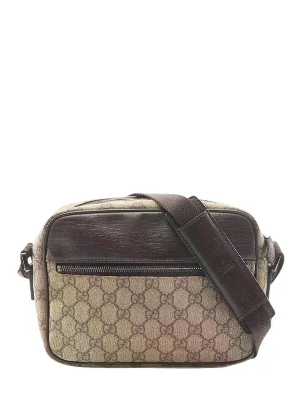 Gucci Gg Plus Monogram Shoulder Bag - Neutrals