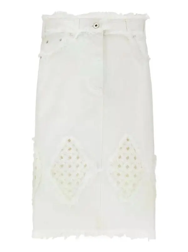 FERRAGAMO Midi Skirt - White