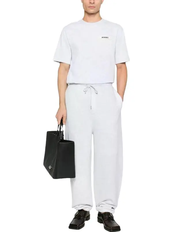 Jacquemus Logo-patch T-shirt - Grey