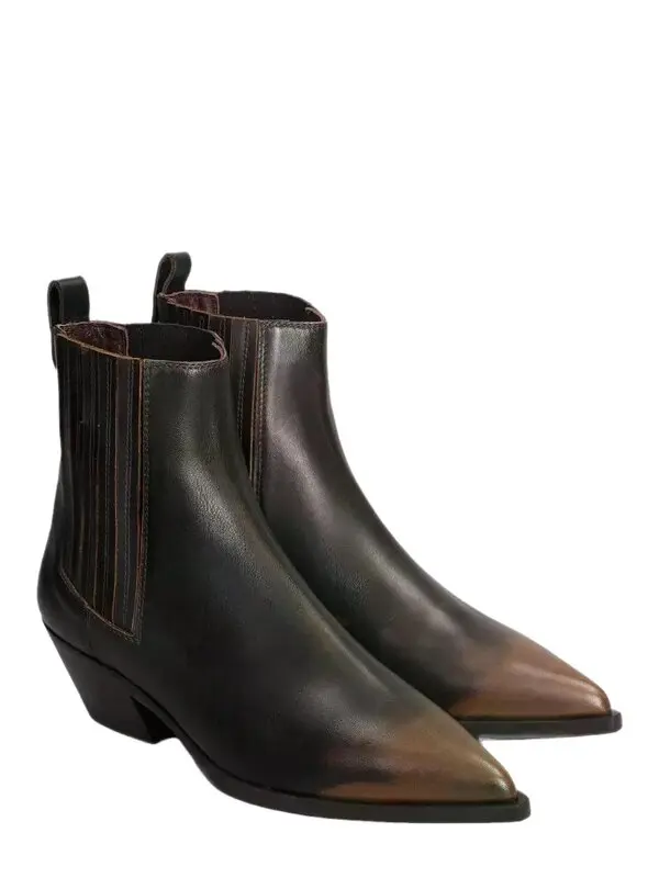 Roberto Festa Aurea Pointed-toe Ankle Boots - Brown
