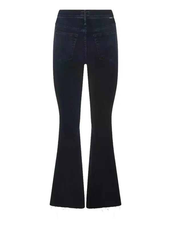 MOTHER Raw-cut Flared Jeans - Blue