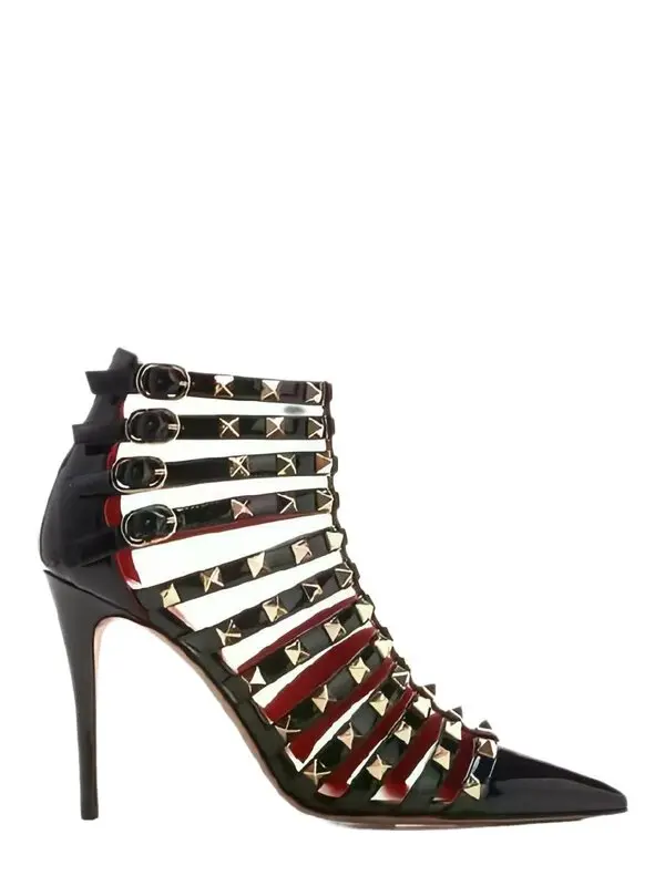 Valentino Garavani Rockstud Patent Leather Pumps - Black