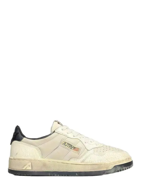 AUTRY Super Vintage Lace-up Sneakers - White