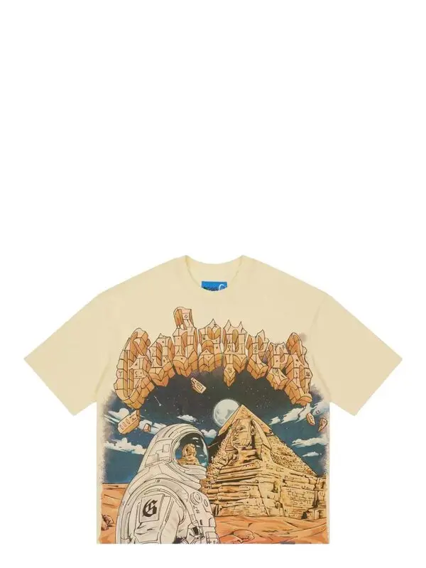 GODSPEED Sphinx Guardian Graphic-print T-shirt - Neutrals
