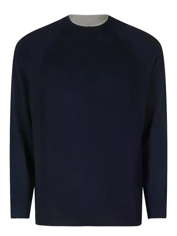 Eleventy Raglan Sleeve Sweater - Blue