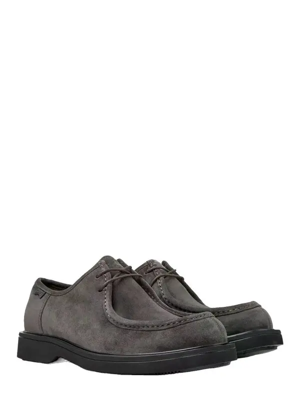 Camper Norman Suede Lace-up Shoes - Grey