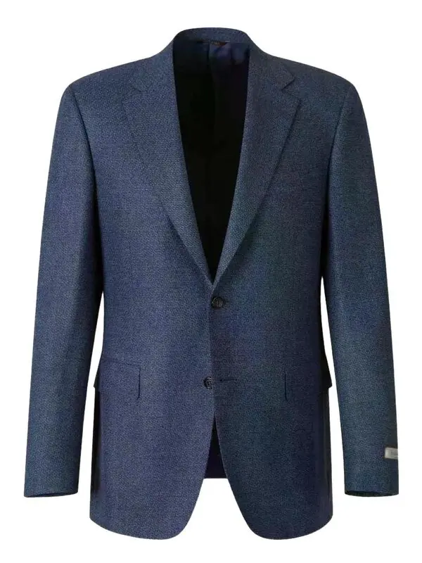 Canali Single-breasted Blazer - Blue