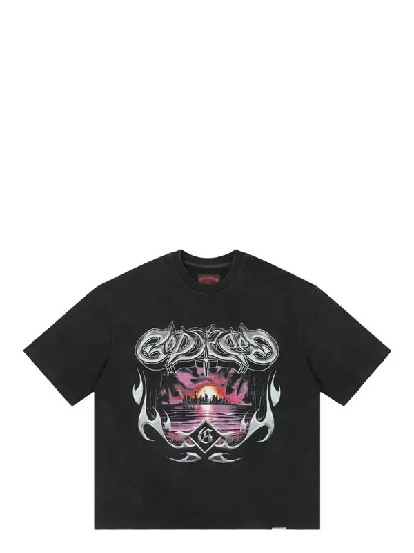 GODSPEED Graphic-print T-shirt - Black