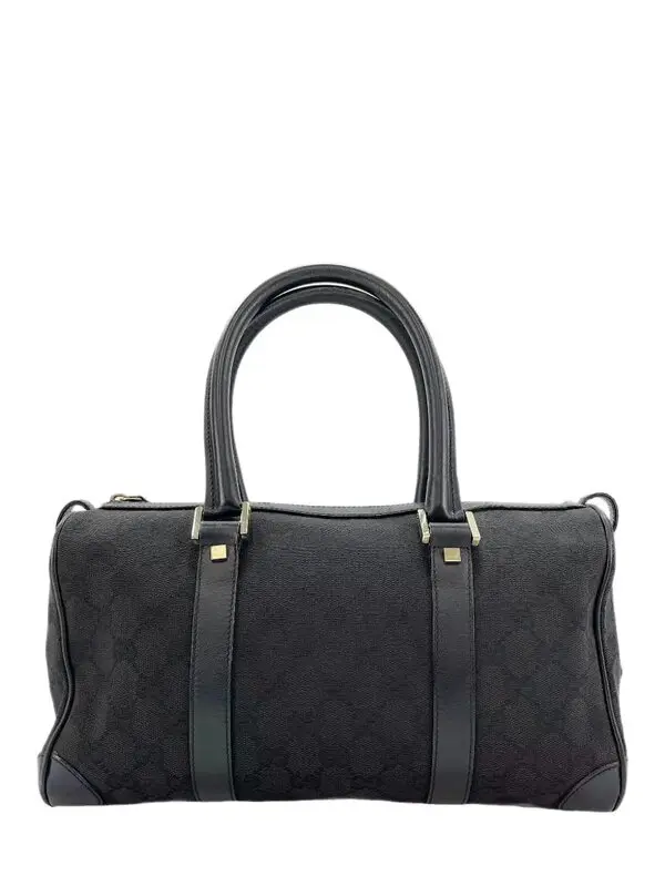 Gucci Gg Supreme Boston Bag - Black