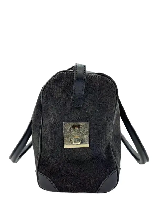 Gucci Gg Supreme Boston Bag - Black