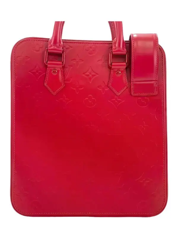LOUIS VUITTON Monogram Vernis Handbag - Red