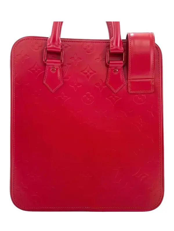 LOUIS VUITTON Monogram Vernis Handbag - Red