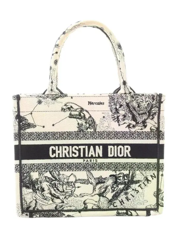 Dior Small Zodiac Tote Bag - Neutrals