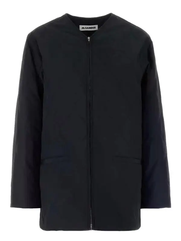 JIL SANDER Quilted Padded Jacket - Black