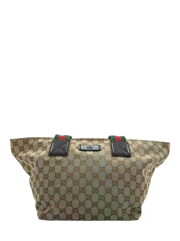 Gucci 2000s Sherry Line Gg Supreme Tote Bag - Neutrals