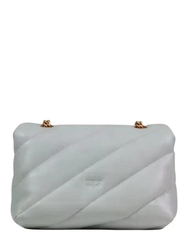 Pinko Mini Love Puff Quilted Shoulder Bag - Grey