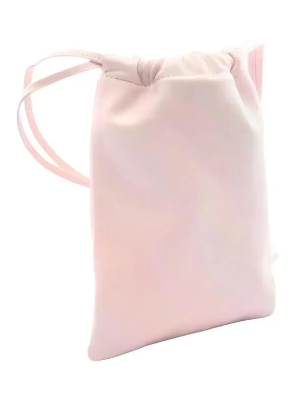 Burberry Leather Drawstring Shoulder Bag - Pink
