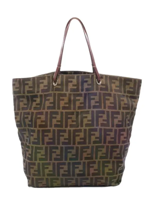 Fendi Zucca-pattern Tote Bag - Brown