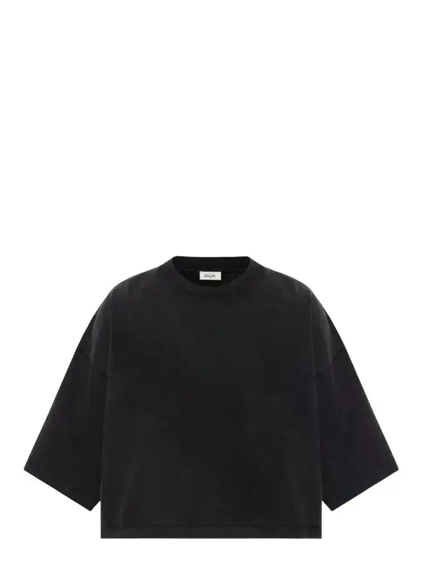 American Vintage Afoma Crew Neck T-shirt - Black