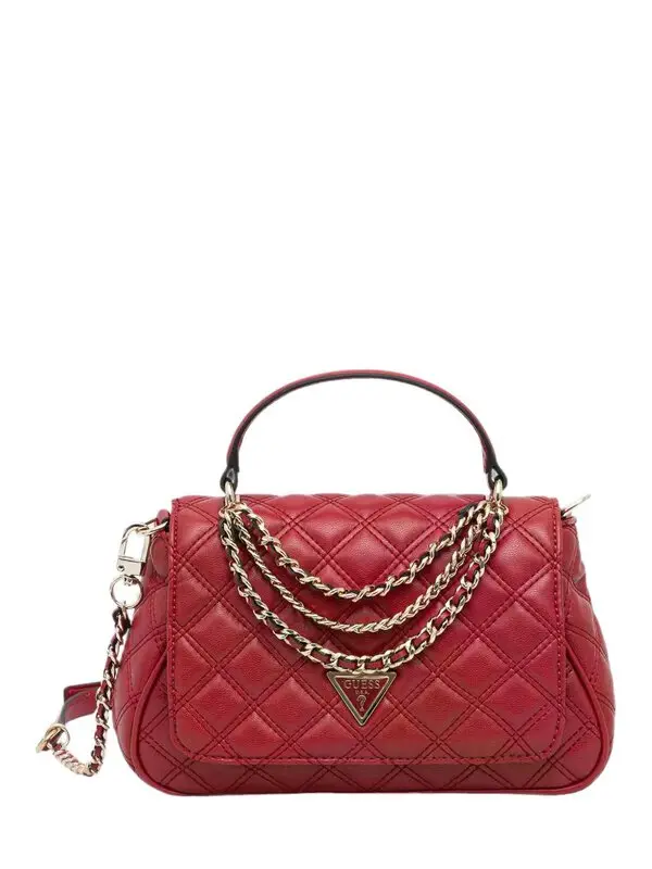 Guess Giully Chain-link Tote Bag - Red