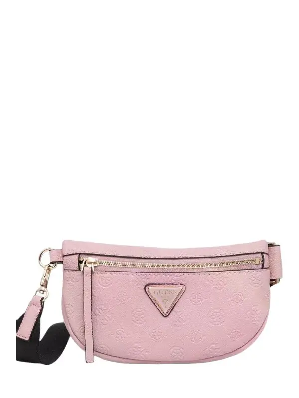 Guess Logo-embossed Belt Bag - Pink