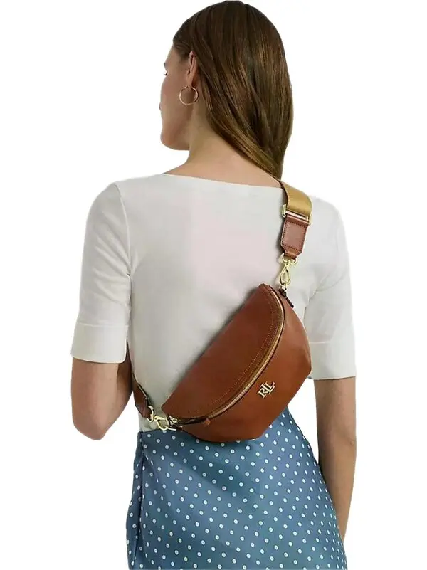 Ralph Lauren Marcy Logo-plaque Belt Bag - Brown