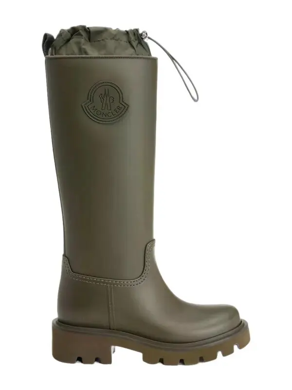 Moncler Kickstream Knee High Boots - Green