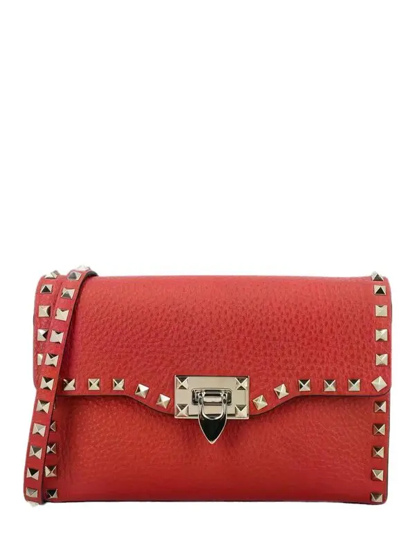 Valentino Garavani Small Rockstud Cross Body Bag - Red