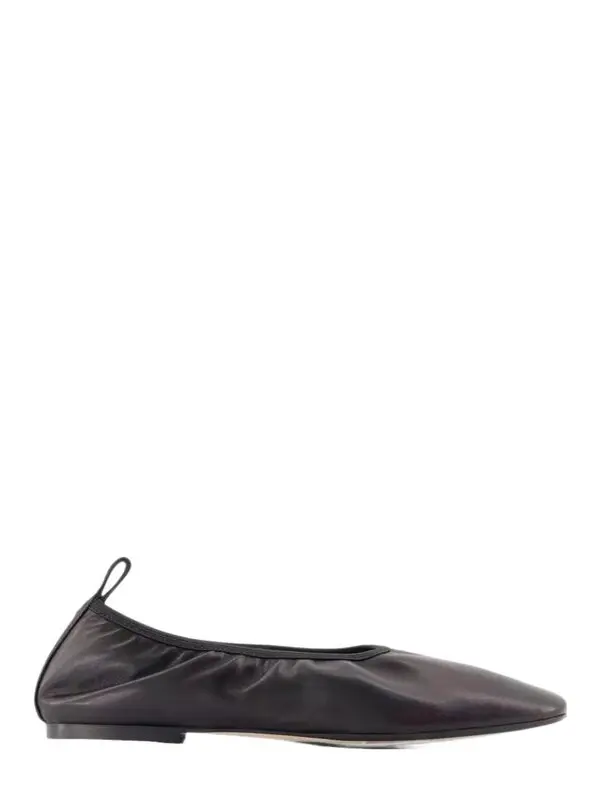 AeydĒ Dex Leather Ballet Flats - Black