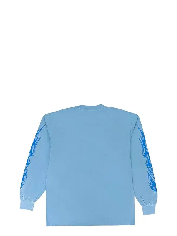 WARREN LOTAS Graphic Print Crewneck Sweatshirt - Blue
