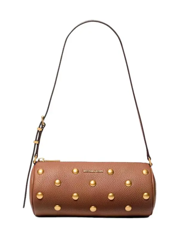 Michael Kors Studded Shoulder Bag - Brown