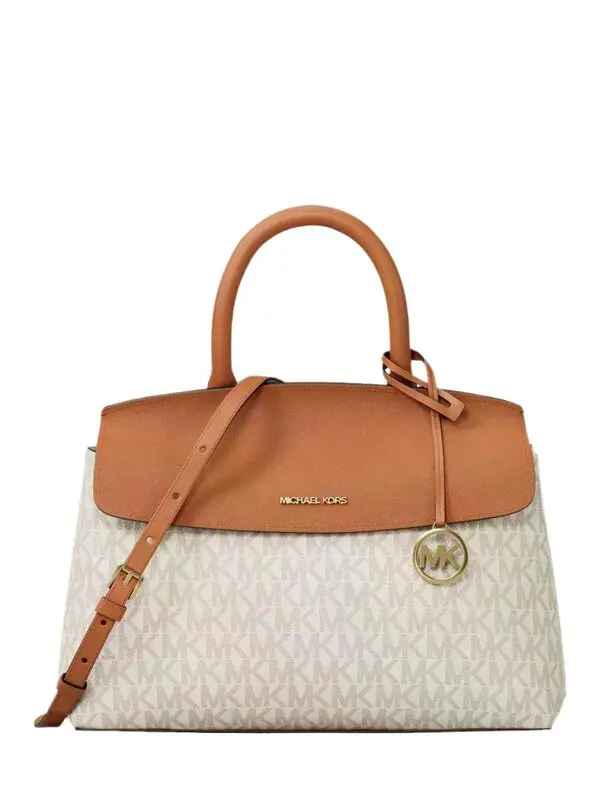 Michael Kors Small Landry Satchel Bag - Neutrals