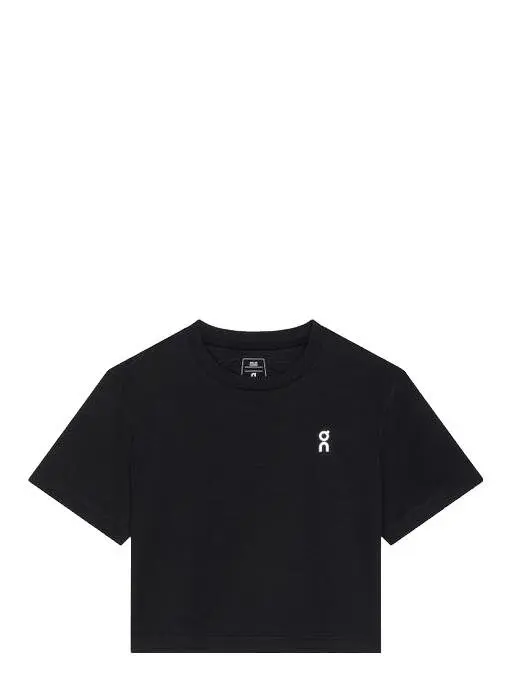 On Train-t Cropped T-shirt - Black