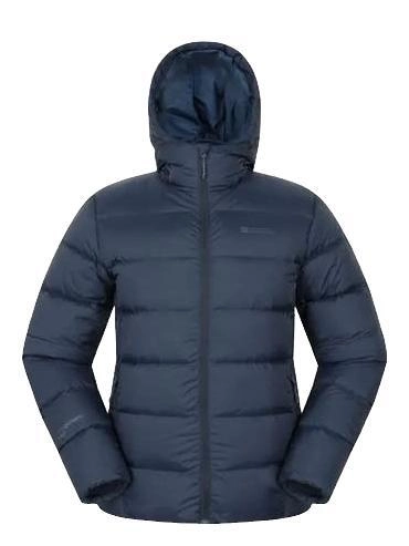 Mountain Warehouse Stratus Down Packable Hooded Jacket - Navy