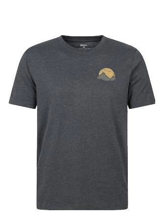 Mountain Warehouse Crest Natural T-shirt - Charcoal