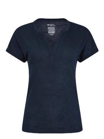 Mountain Warehouse Skye Slub Quick Dry T-shirt - Navy