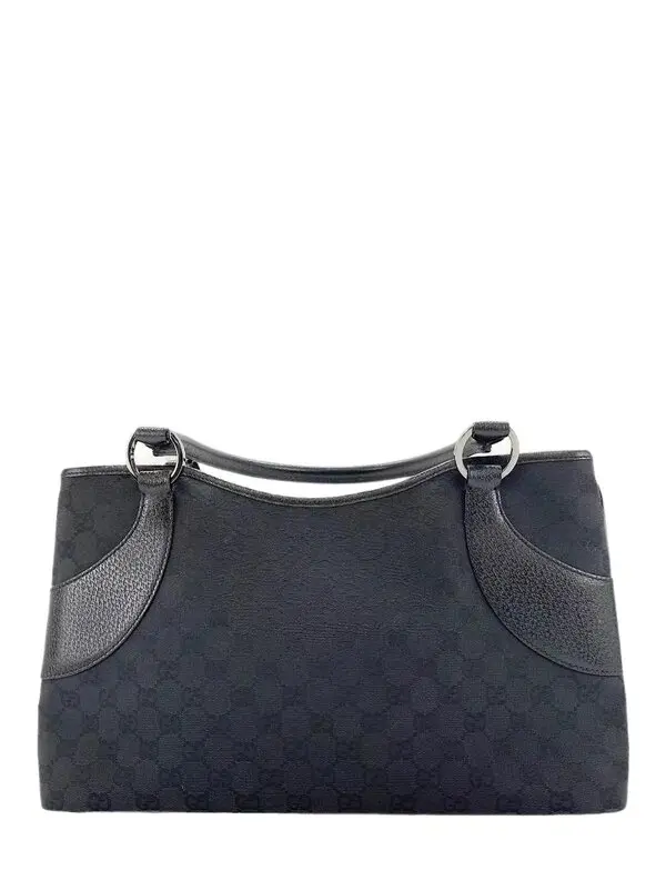 Gucci Gg Canvas Tote Bag - Black
