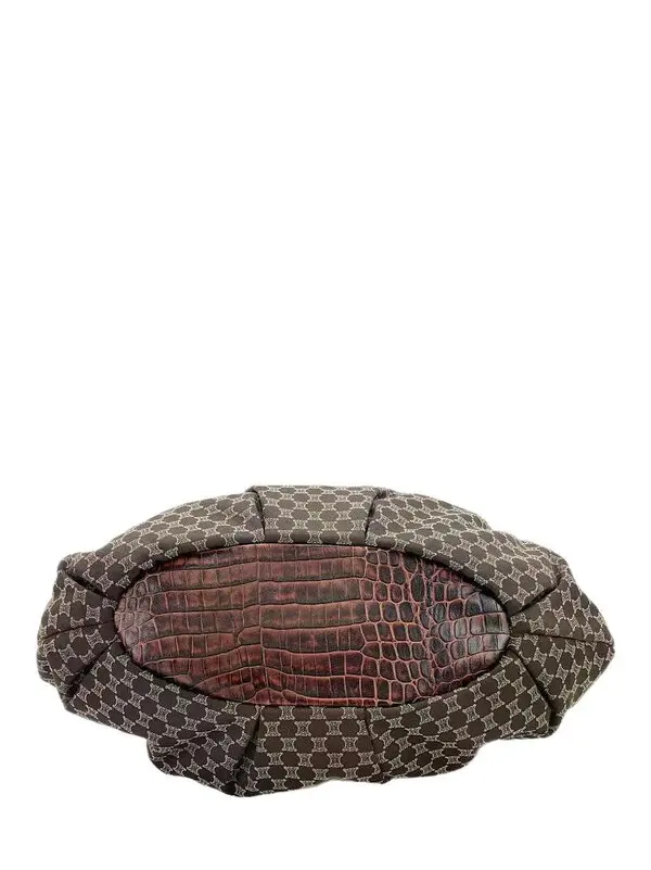 Celine Macadam Pattern Handbag - Brown