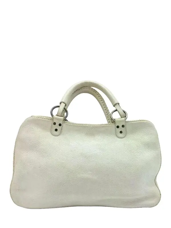 Dior 2000s Gaucho Tote Bag - White