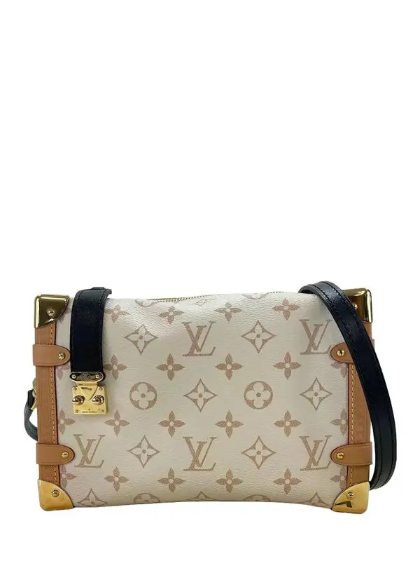 LOUIS VUITTON Side Trunk Mm Shoulder Bag - White