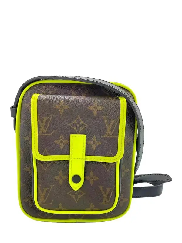 LOUIS VUITTON Christopher Monogram Shoulder Bag - Brown