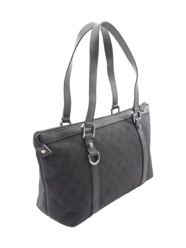 Gucci Abby Gg Canvas Tote Bag - Black