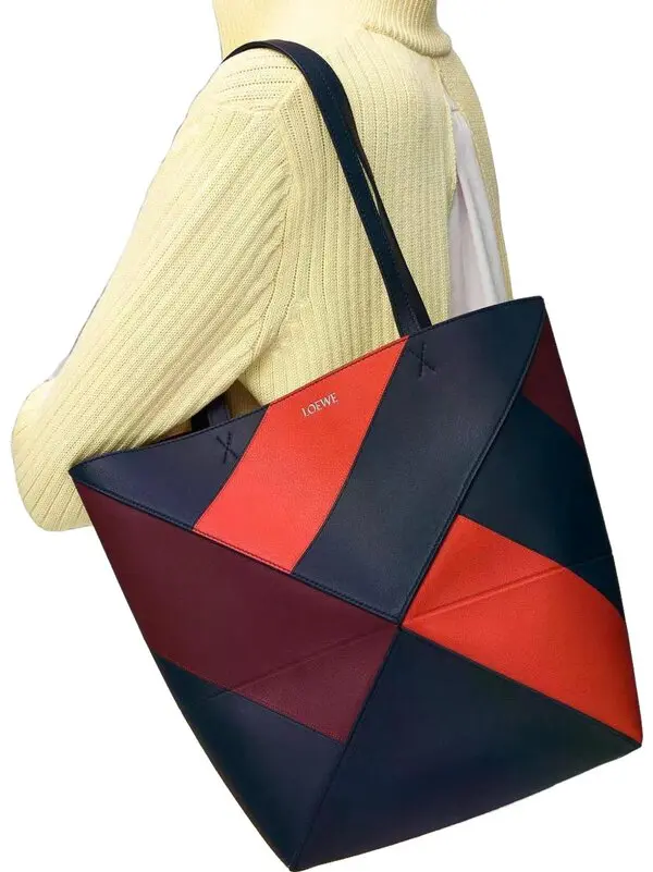 Loewe Medium Puzzle Shoulder Bag - Blue