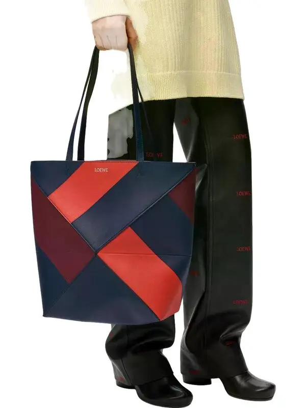 Loewe Medium Puzzle Shoulder Bag - Blue