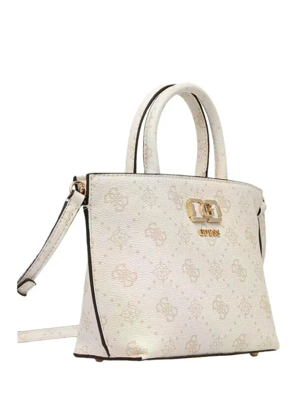 Guess Emelie Logo-print Monogram Tote Bag - Neutrals