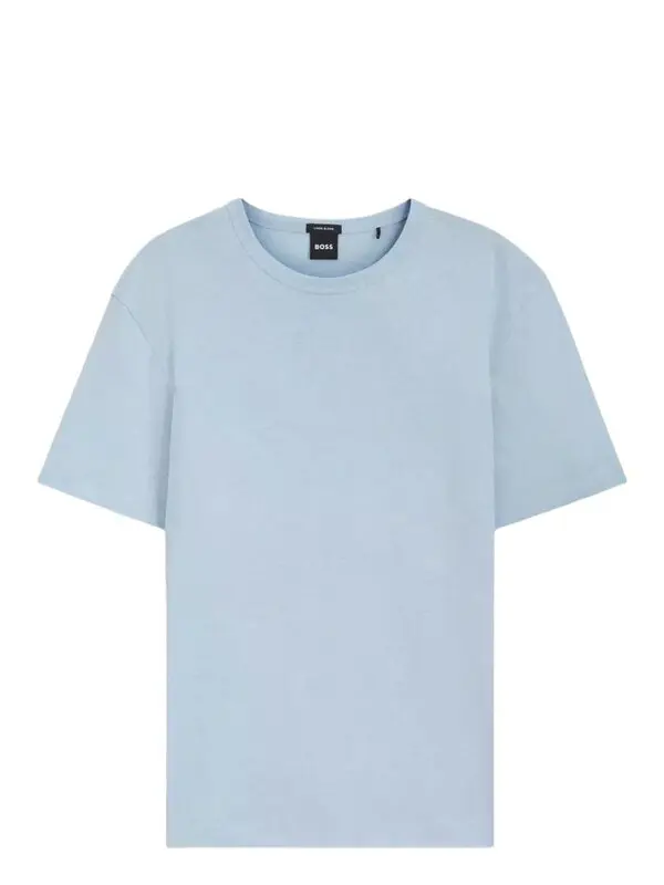 BOSS Crew-neck Short-sleeve T-shirt - Blue