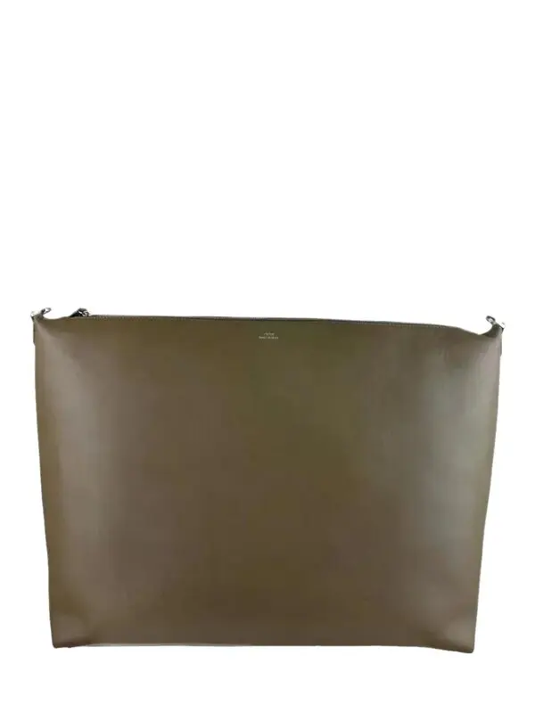 TOTEME Bevel Leather Tote Bag - Green