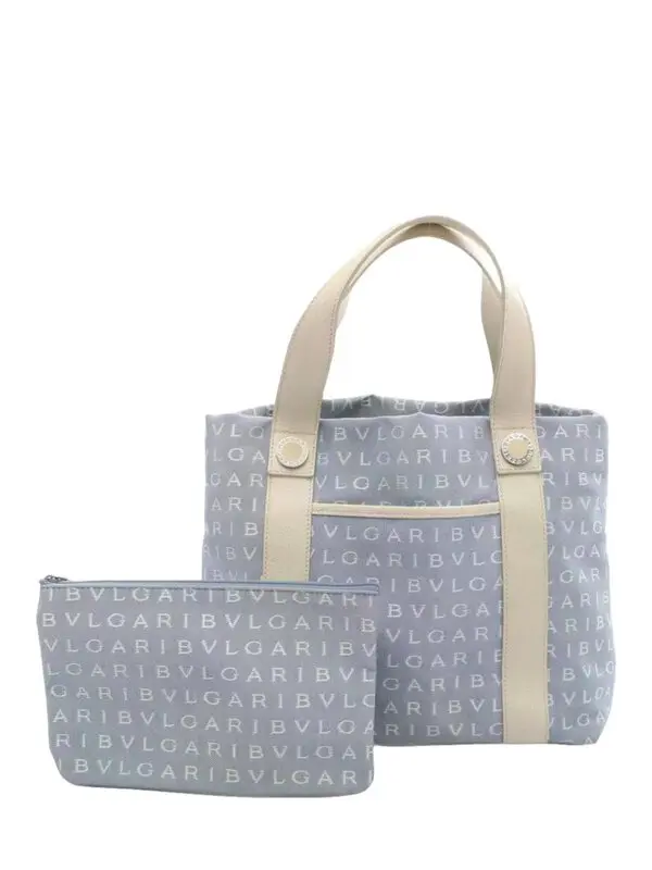 BVLGARI Logomania Tote Bag - Blue